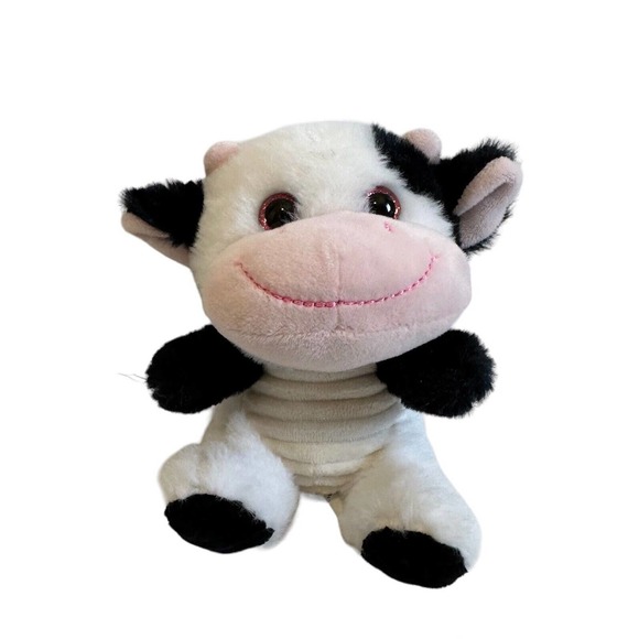 Walmart | Toys | Walmart White Black Smiling Cute Cow Boos Kids Plush ...